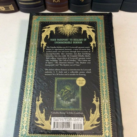Other | Hp Lovecraft The Complete Cthulhu Mythos Tales Leatherbound New Sealed | Poshmark